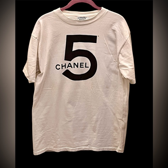 CHANEL | Tops | Vintage Chanel 5 Tee Shirt Collectible Piece | Poshmark